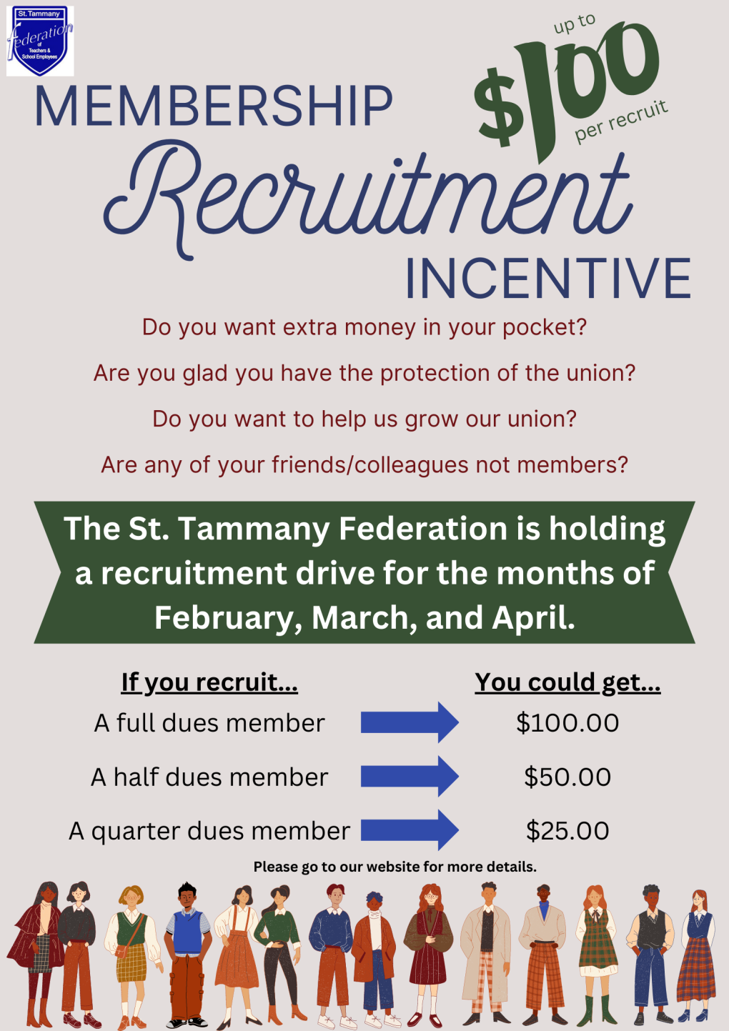 Member Benefits | St. Tammany Federation of Teachers and School Employees